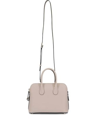 Valextra MyLogo Tote Bag aus Leder - Nude