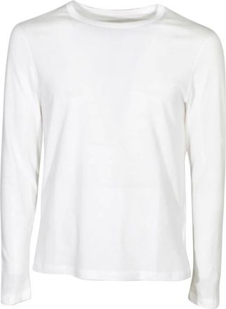 Majestic Filatures Homme, Tops, Blanc, Taille: L Long Sleeve Top
