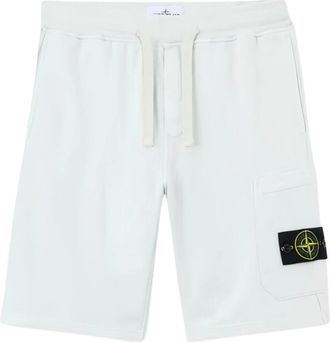 Stone Island Homme, Shorts, Gris, Taille: XL Logo Shorts