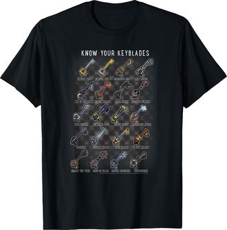 Disney Kingdom Hearts Know Your Keyblade T-Shirt