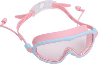 Generic Schwimmbrille, Schwimmbrille f&uuml;r Jugendliche, Jungen und M&auml;dchen, Auslaufsicher, Beschlagfrei, Klare, Weite Sicht (Blauer Roseat)