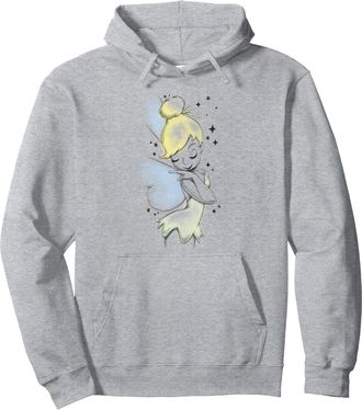 Disney Peter Pan Tinkerbell Airbrush Style Sketch Pullover Hoodie