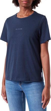 Marc O'Polo Damen B41244151221 T-Shirt, Navy Teal, XL EU