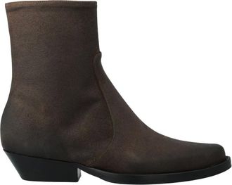 Anna F. Bottines 9677 - Femme - Chaussures - Brun - Taille: 37 1/2 EU