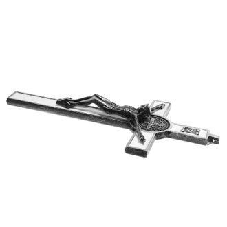 BESPORTBLE Silbernes Metall Wandkreuz Klassisch Langlebig Farbbeständig Spirituelles Dekor für Haus Kirche Büro Robuste Metall Wanddeko für Katholische Wandgesta