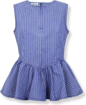 Baum Und Pferdgarten Femme, Blouses et Chemises, Bleu, Taille: 38 FR Merja Top