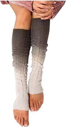 Generic Chaussettes Femme Chaussettes Chaudes Femme Chaussettes Thermiques Femme De Classique Hautes JusquAu Genou Tricot&eacute;es Id&eacute;ales Pour Filles Et Femmes En 