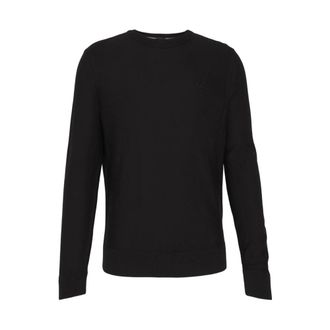HUGO BOSS Homme, Pulls, Noir, Taille: L Pull en maille &agrave; col rond