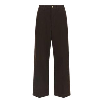 Polo Ralph Lauren Femme, Pantalons, Brun, Taille: 44 FR Crop Chino