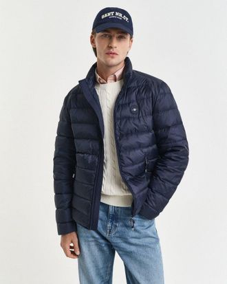 GANT Steppjacke LIGHT DOWN JACKET 2-Wege-Rei&szlig;verschluss, &Uuml;bergangsjacke, regular fit