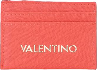 Valentino Divina SA Credit Card Case Corallo