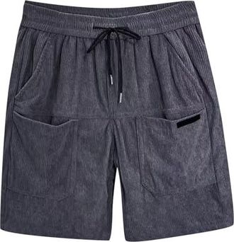 Generic Short de sport d&eacute;contract&eacute; pour homme - Taille &eacute;lastique - Short de sport pour homme - Pantalon de travail intelligent - Pantalon de combat pour le Ro