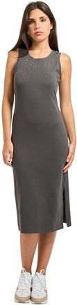 Emporio Armani Femme, Robes, Gris, Taille: 36 FR Longue Robe avec Strass