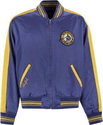 Polo Ralph Lauren Homme, Vestes, Bleu, Taille: M Veste Bomber Varsity avec &Eacute;cusson