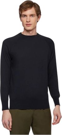 Brooks Brothers Homme, Pulls, Bleu, Taille: M SweaT-shirt en coton et cachemire