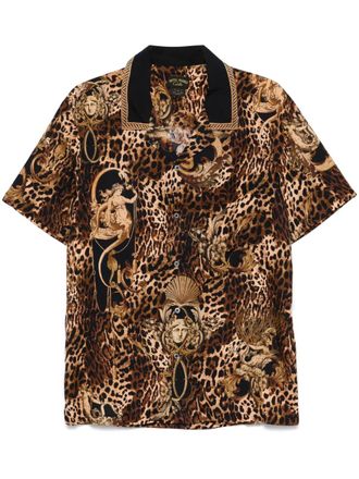 Camilla chemise à manches courtes - Marron