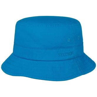 Stetson Organic Cotton Hut mit UV-Schutz Damen/Herren - aus 100% Bio-Baumwolle - Knitterfrei knautschbar - Nachhaltig - Bucket Hat unifarben - Packable Angler