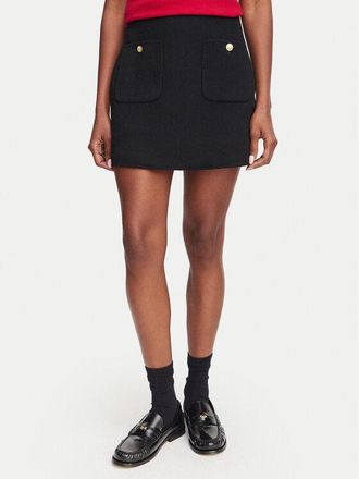 Tommy Hilfiger Minirock WW0WW52234 Schwarz Regular Fit