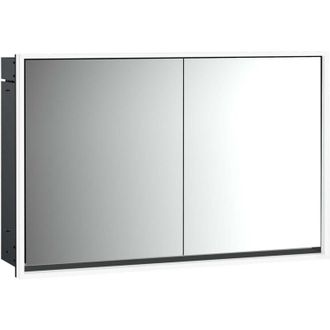 Emco Loft Lichtspiegelschrank, 1200mm, 2 T&uuml;ren, Unterputzmodell, - Emco