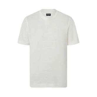 Ermenegildo Zegna Kurz&auml;rmeliges T-Shirt - - Tops - Herren - Wei&szlig; - 4XL
