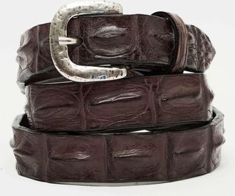 Reptiles House SAVANNA - Krokodil-Rückengürtel - Schokolade