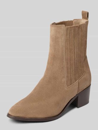 Bianco Stiefel aus echtem Leder in Velours-Optik