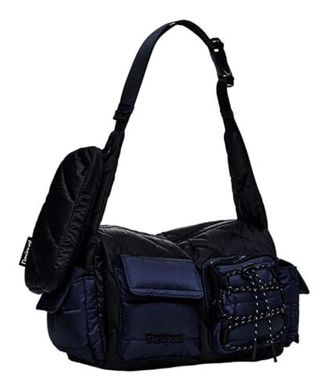 Desigual Sac de corps cross en nylon pour femme, bleu
