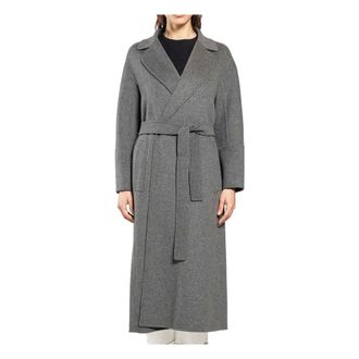 Max Mara Femme, Manteaux, Gris, Taille: 34 FR Smmelisa Wool Coat