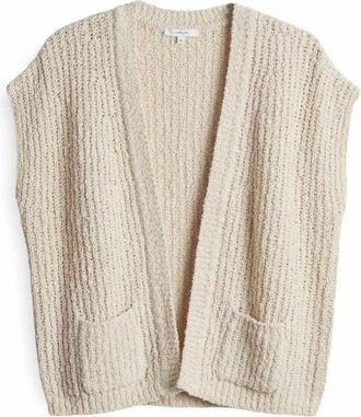 OPUS Dimola &Auml;rmelloser Cardigan - - Knitwear - Damen - Beige - L