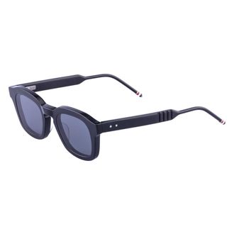 Thom Browne Lunettes de soleil rectangulaires en ac&eacute;tate - unisex - Accessoires - Noir - Taille: 48 MM