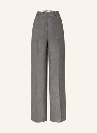 PESERICO Peserico Marlenehose Mit Glitzergarn grau