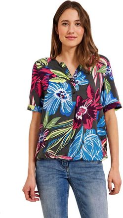 Cecil Damen B343930 Shirtbluse, Easy Khaki, XS EU