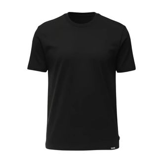 Dsquared2 Rundhals-Baumwoll-T-Shirt - - Tops - Herren - Schwarzk - M