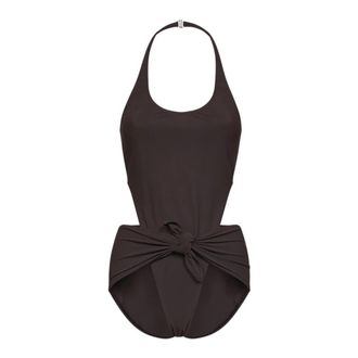 Alaia Einteiler Badeanzug - - Swimwear - Damen - Braun - S