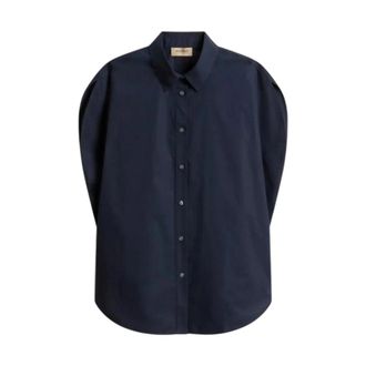 Woolrich &Auml;rmelloses Shirt - - Blouses & Shirts - Damen - Blau - XS
