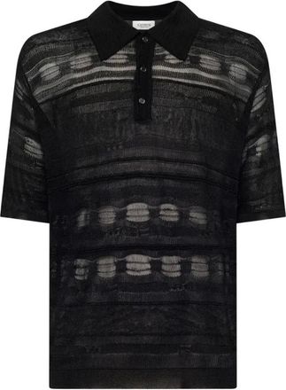 Laneus Homme, Pulls, Noir, Taille: S Polo Tricot&eacute;