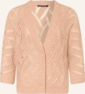 Luisa Cerano Luisa Cerano Strickjacke Mit Alpaka Und 3/4-Arm rosa