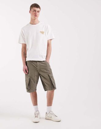 Wrangler Short cargo - Kaki-Vert