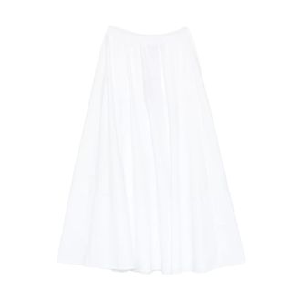 Max Mara Femme, Jupes, Blanc, Taille: 36 FR Midi Skirts