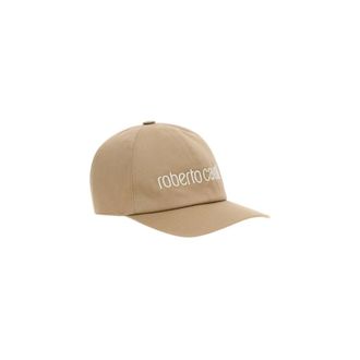 Roberto Cavalli Logo Baseball Cap Twill Fabric - - Accessories - Damen - Braun - ONE SIZE