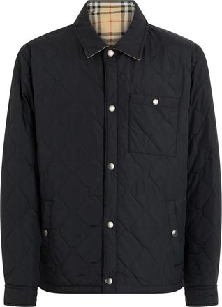 Burberry Homme, Vestes, Noir, Taille: 2XL Veste matelass&eacute;e r&eacute;versible