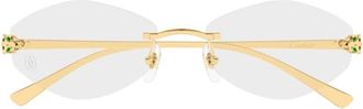 Cartier Ct0637O Sonnenbrille - - Accessories - unisex - Gelb - ONE SIZE