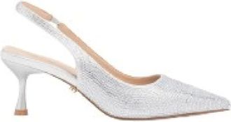 Twentyfourhaitch Femme, Chaussures, Gris, Taille: 40 EU Scarpa Slingback