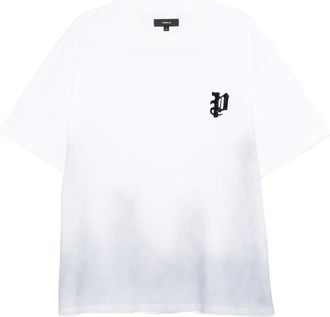 Purple M1098 T-Shirt mit Logo - Weiß