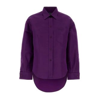 Balenciaga Klassisches Hemd - - Blouses & Shirts - Damen - Lila - S