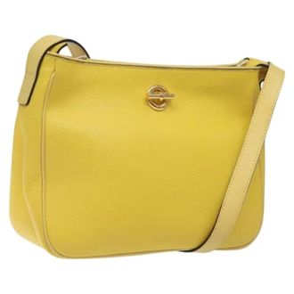 Celine Pre-owned Cuir sacs-celine - Femme - Pre-owned - Jaune - Taille: ONE Size