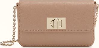 Furla 1927 Mini-tasche M Greige Grau Strukturiertes Leder Damen