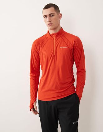 Columbia Stealth Spring - Top &agrave; demi-fermeture &eacute;clair - Rouge