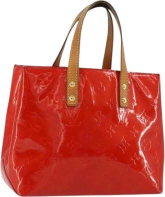 Louis Vuitton Sac &agrave; main vintage en cuir verni Pre-owned - Femme - Pre-owned - Rouge - Taille: ONE Size