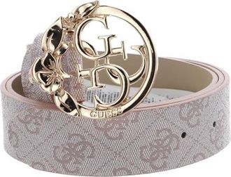 Guess Emera Logo Adjustable Pant Belt W90 Blush Logo - raccourcissable